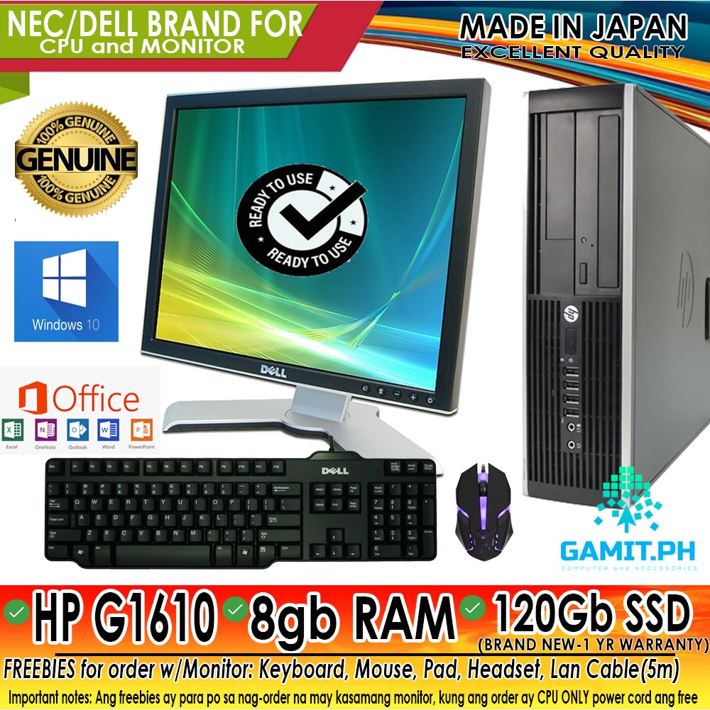 DESKTOP COMPUTER SET All in one pc computers gseries core i3 i5 branded ...