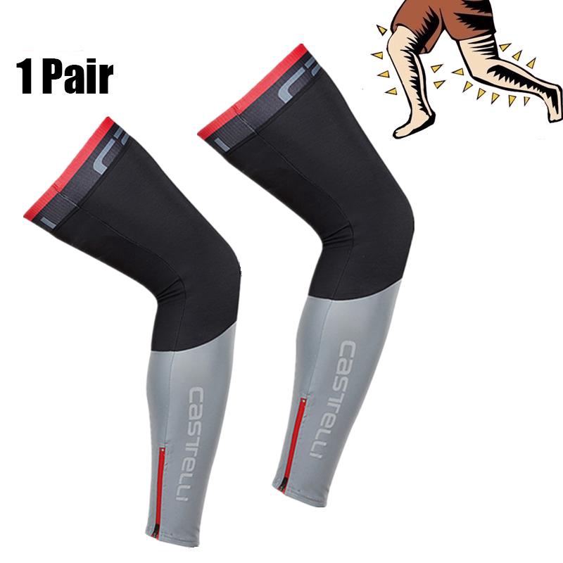 2 Pcs Pro Cycling Leg Warmer Outdoor Bicycle Riding Leg Sleeve Uv ...
