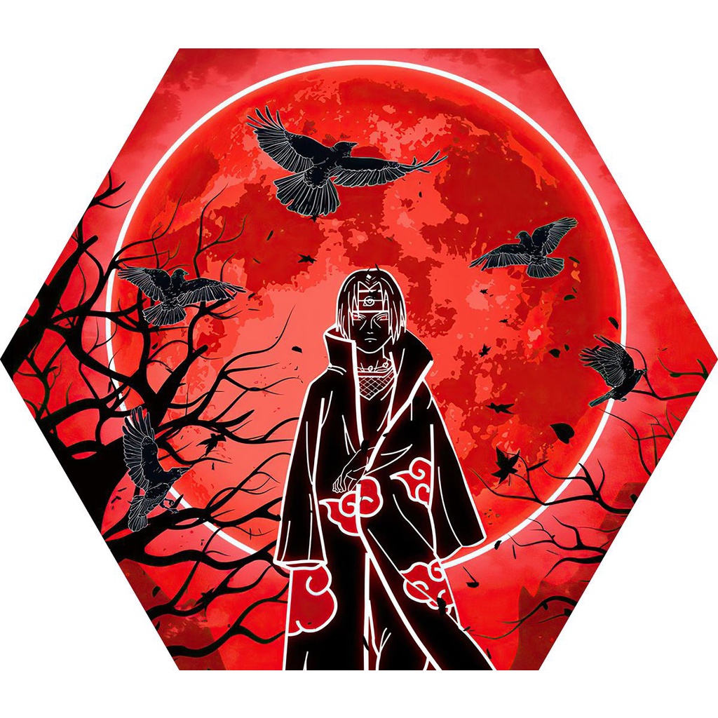 NARUTO Photo Tiles / Wall Decor / Anime Posters on Sintra Board Uchiha ...