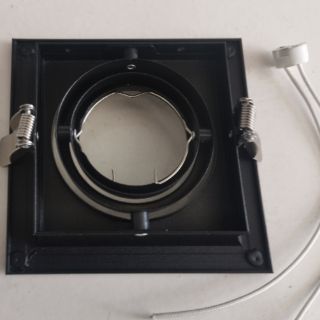 Pinlight Recess type Mr16 Square Black (2way Directional) | Shopee ...