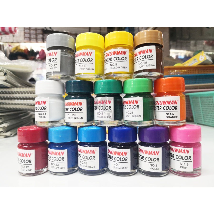 Snowman Colleen Poster Paint | Shopee Philippines