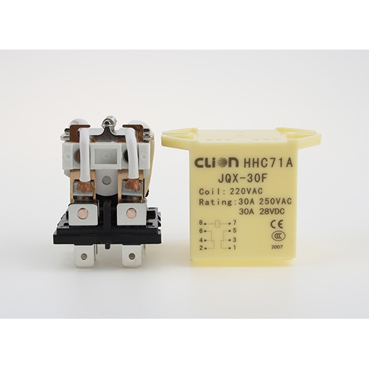 original HHC71A HIGH POWER RELAY JQX-30F 12V 24V 220V 30A 8 pin | Shopee Philippines