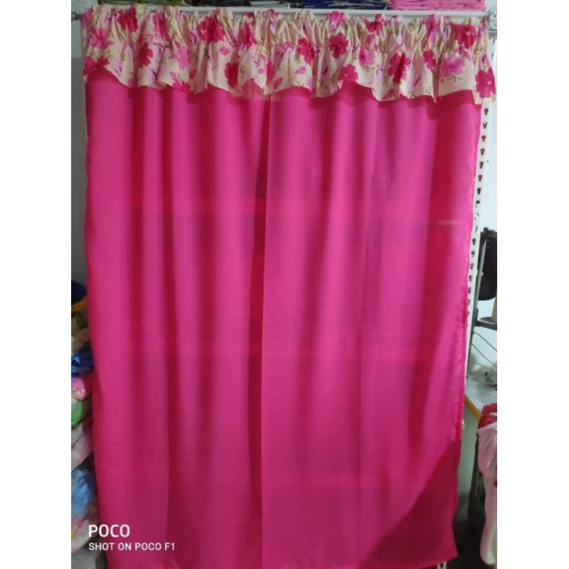 single plain curtain janna design (KMRM Curtains) | Shopee Philippines