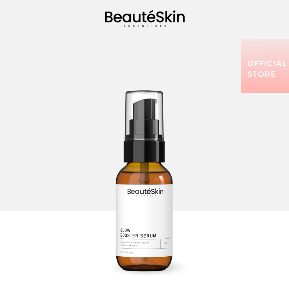 Glow Booster Serum - Alpha Arbutin + Snail Mucin Brightening Serum 30ml ...