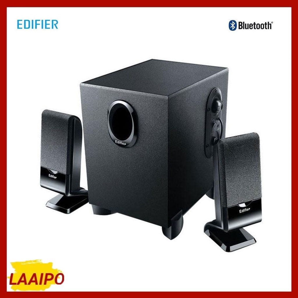 EDIFIER R101BT Multimedia 2.1 Active Wooden Audio Desktop Wireless ...