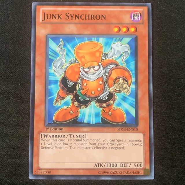 YuGiOh - Junk Synchron (TCG) | Shopee Philippines