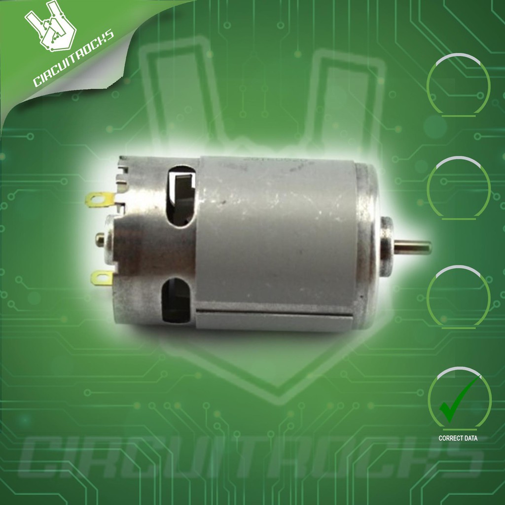 DC Motor 550 12V For Arduino RoboticsDC Motor 550 12V For Arduino ...