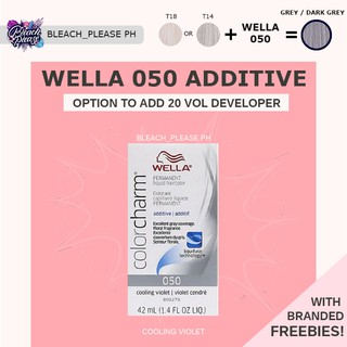 Wella 050 Cooling Violet Toner Additive for Grey / Dark Grey Hair ...