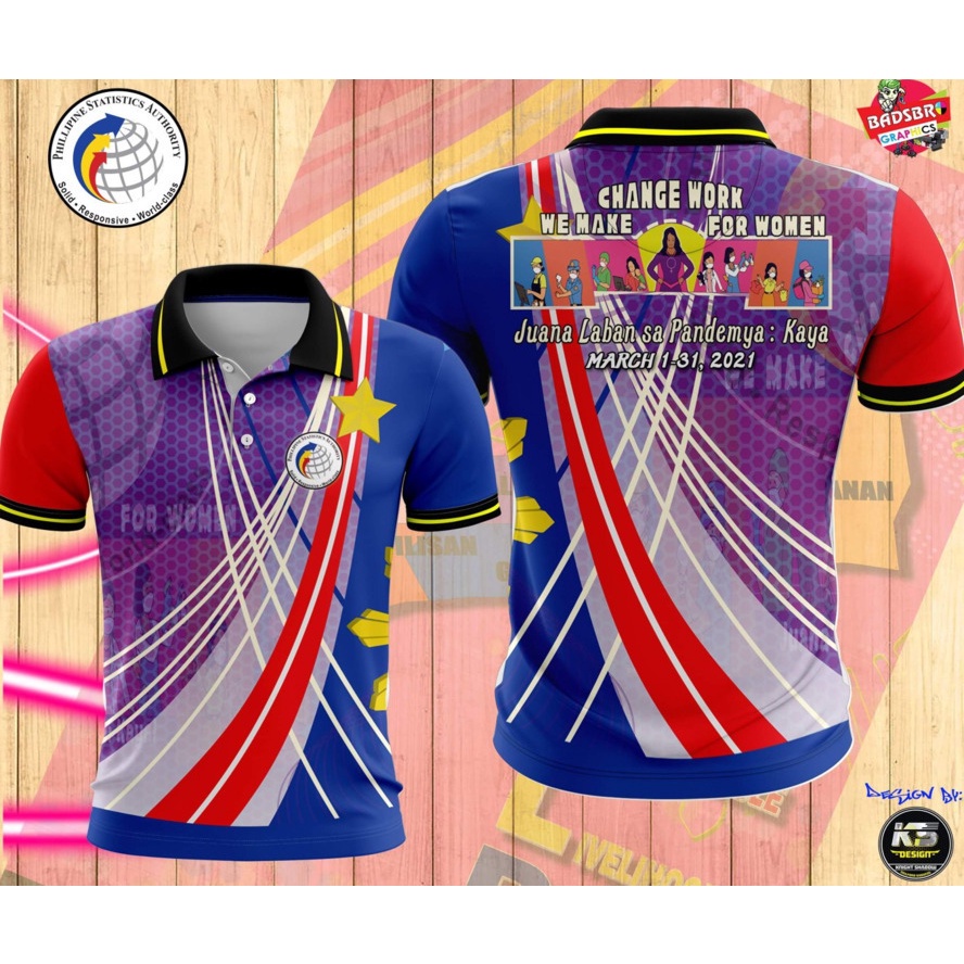 Deped Full Sublimation Polo Shirt 02 Shopee Philippines