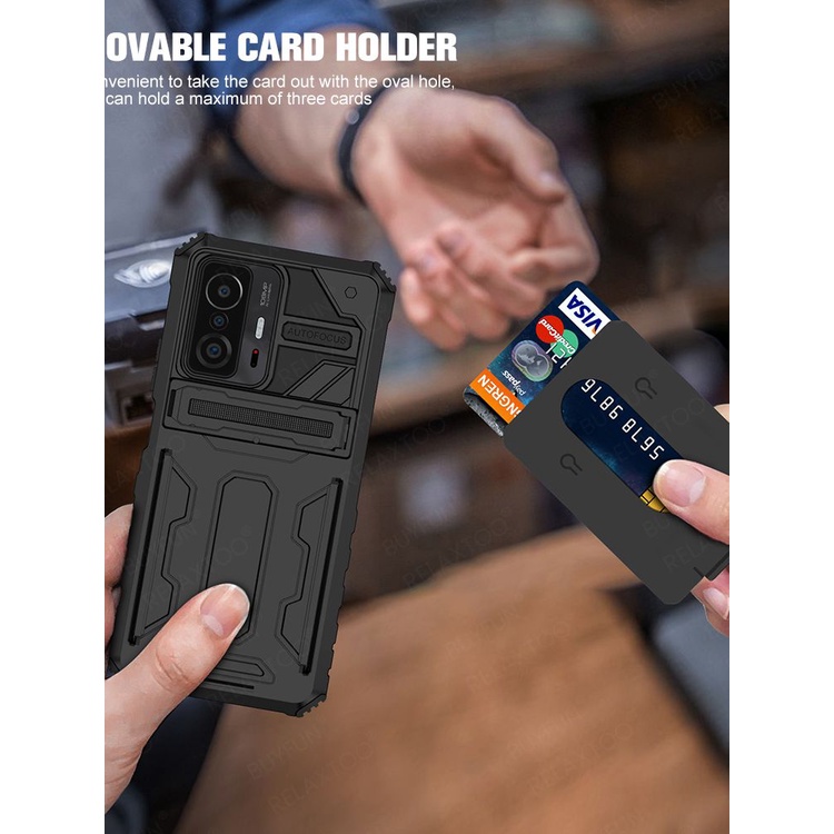 Multifunctional storage case For Xiaomi 11T Pro 11tpro mi 11 lite 5g 4g ...