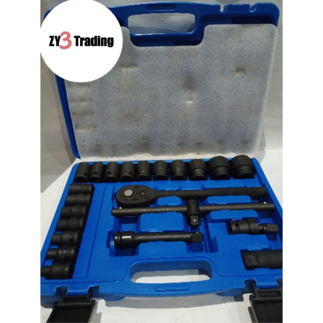 Flyman Socket Wrench Heavyduty 22pcs | Shopee Philippines