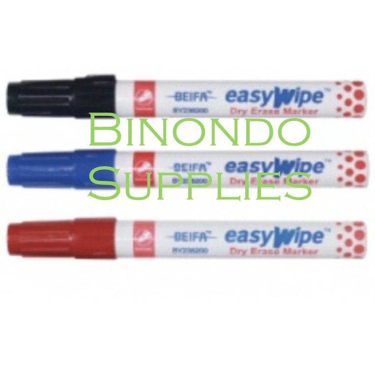 Beifa Whiteboard Marker Refillable 3’s | Shopee Philippines