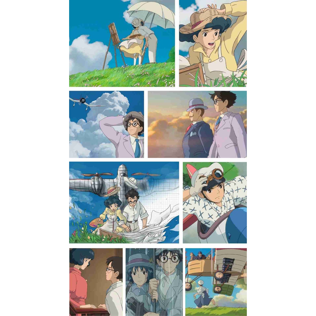 The Wind Rises Characters Ghibli Movie Poster A4 Size | Shopee Philippines