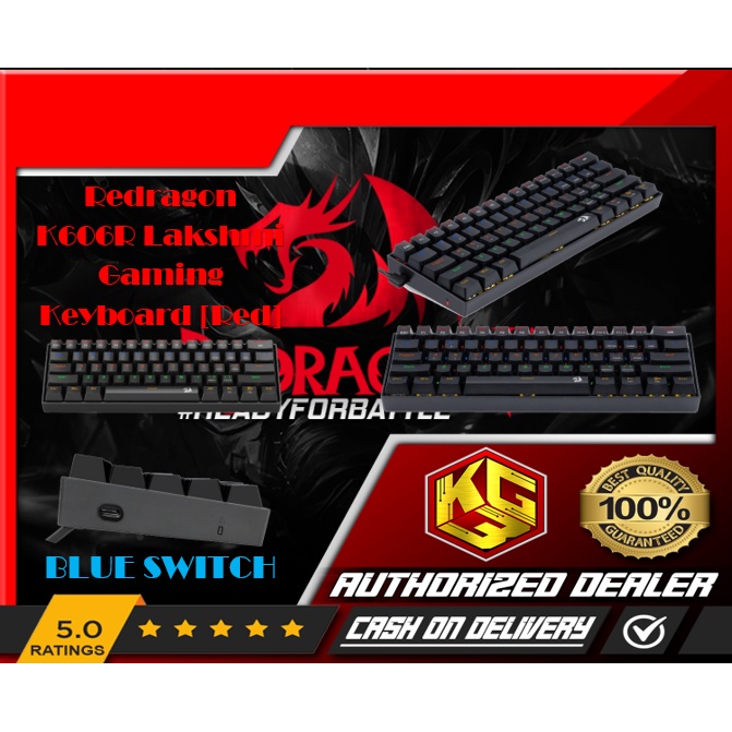 Redragon K606R Lakshmi Gaming Keyboard [BLUE SWTICH] | Shopee Philippines