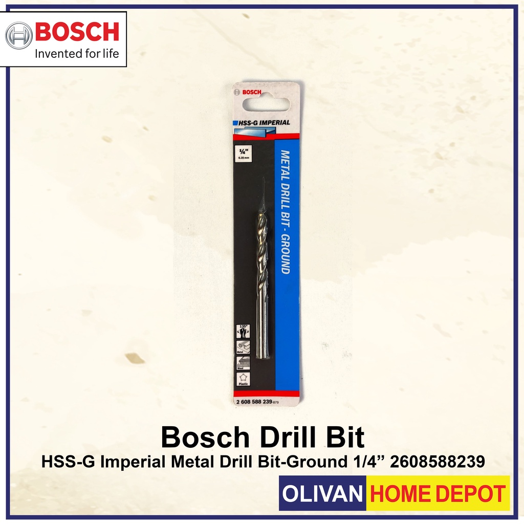 BOSCH Accessories HSS-G Metal Drill Bit | Shopee Philippines