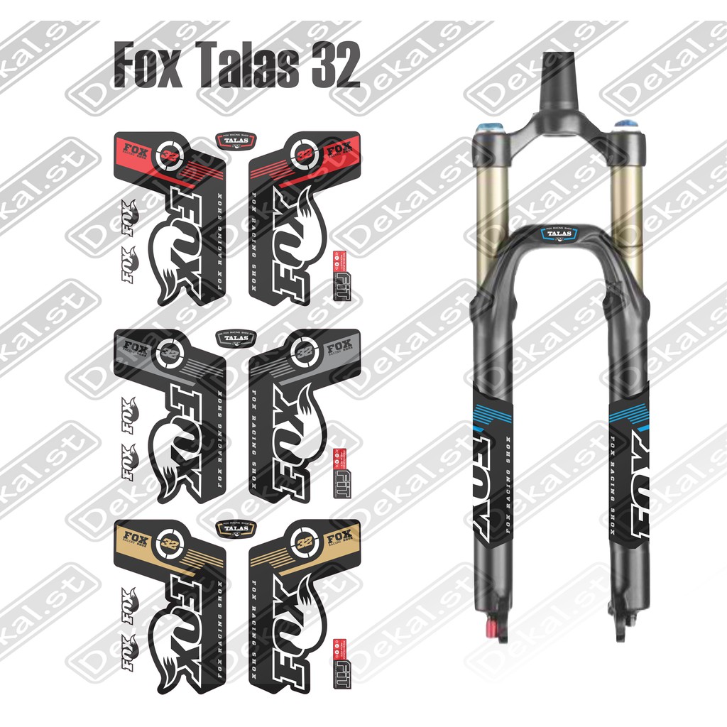 fox talas 32 ( Customize Fork Decals / Bike sticker fork with gloss ...
