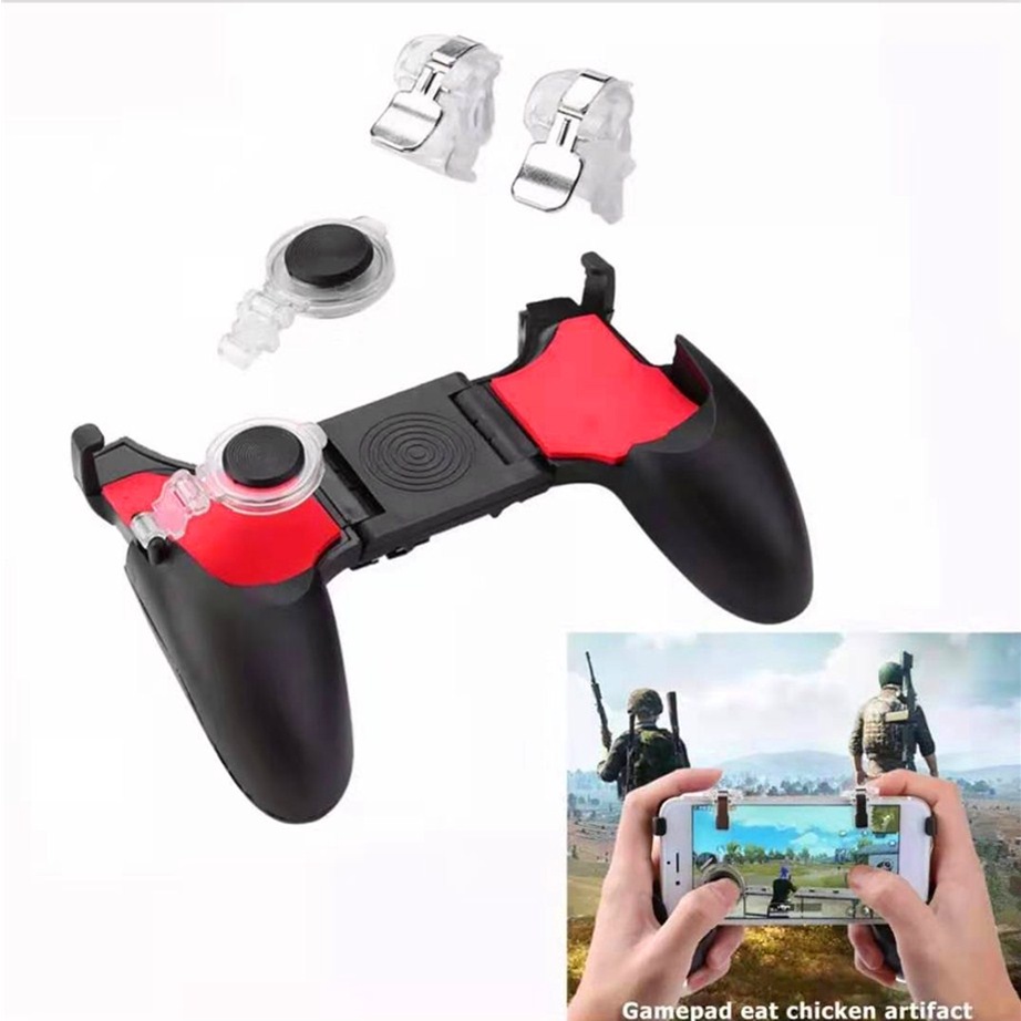 stype/5 in1 Portable Gamepad Mobile Legends PUBG Game Grip Pad Handle ...