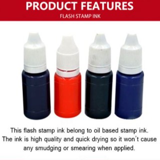 Oil based Flash Stamp Ink 5ml for Refill for Self-inking Stamp SOLD PER ...