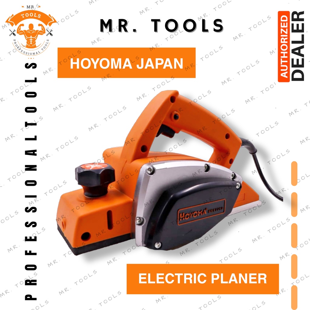 HOYOMA JAPAN Professional Electric Wood Planer 650W for Woodwork and ...