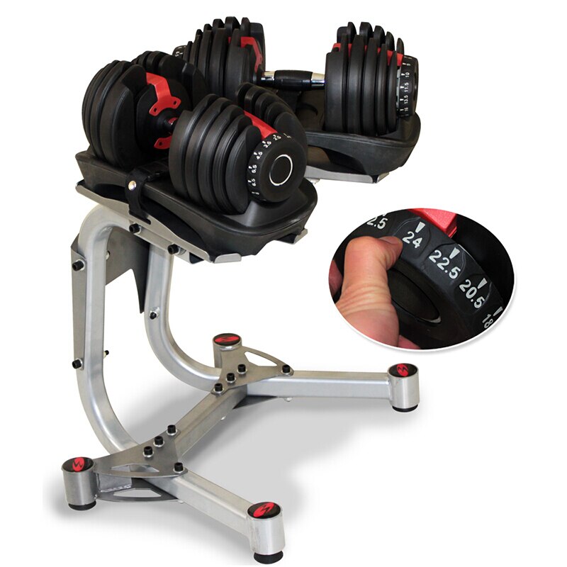 Fitness Dumbbell Used Hand Weigh Set with Rack Adjustable Dumbbell 80 ...