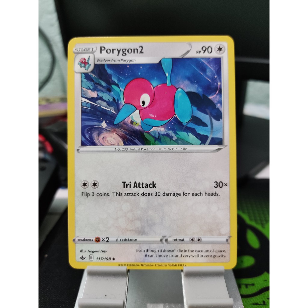 Porygon2 | Chilling Reign 117/198 | Pokemon Trading Card | Shopee Philippines