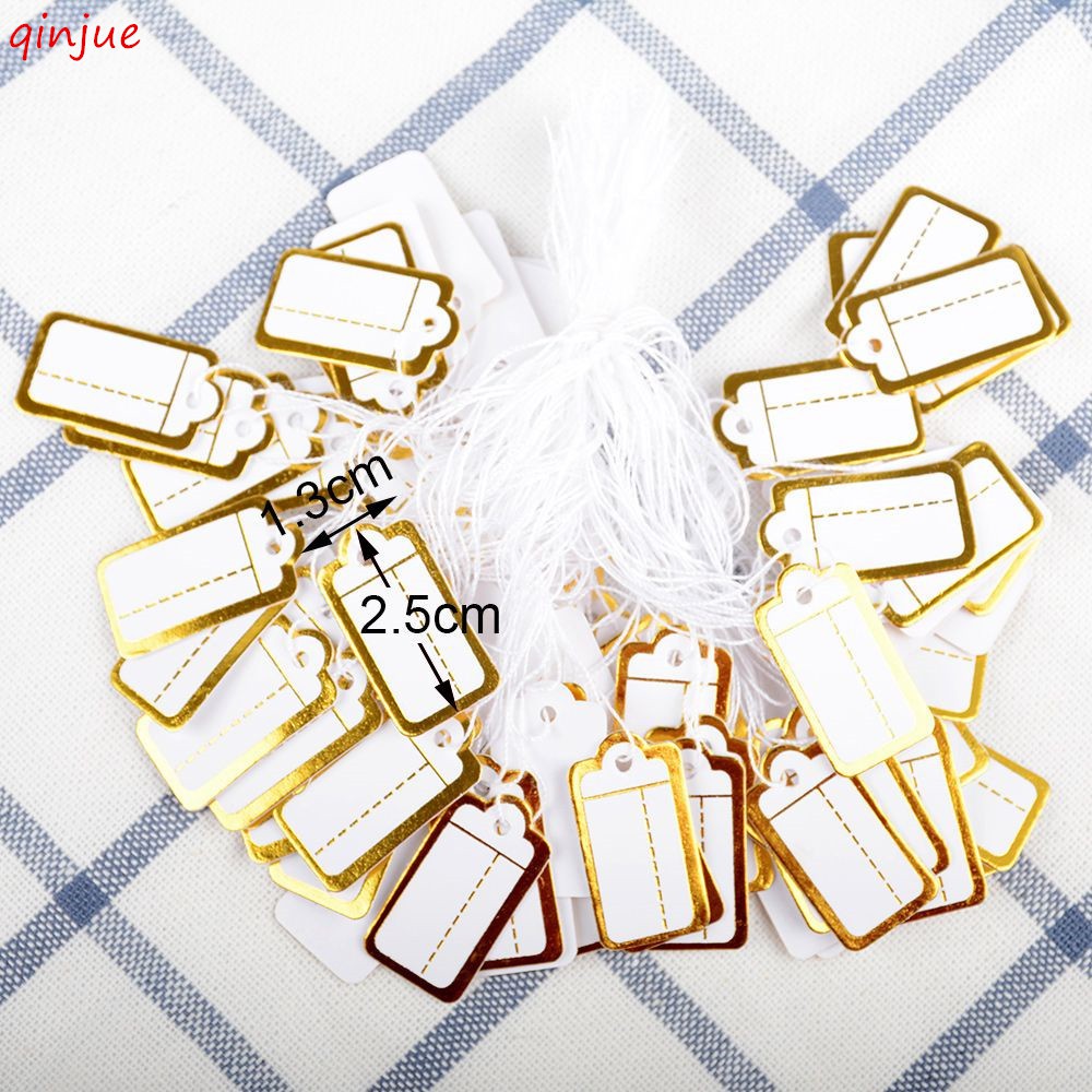 100PCS/500PCS Merchandise Clothing Jewelry Price Tags Label | Shopee ...