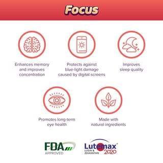 Focus Syrup Brain & Eye Supplement for Kids - 120ml | Shopee Philippines