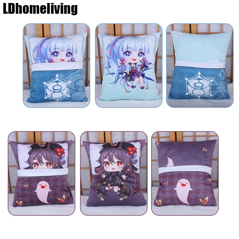 genshin impact pillow genshin impact zhongli hutao ganyu throw pillow ...