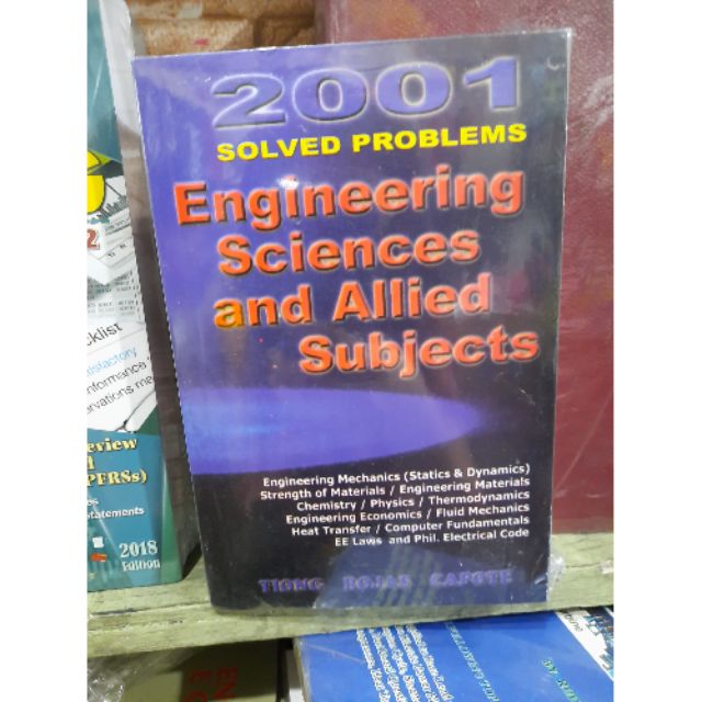 2001 Solved Problems Engineering Sciences and Allied Subjects( Esas ) | Shopee Philippines
