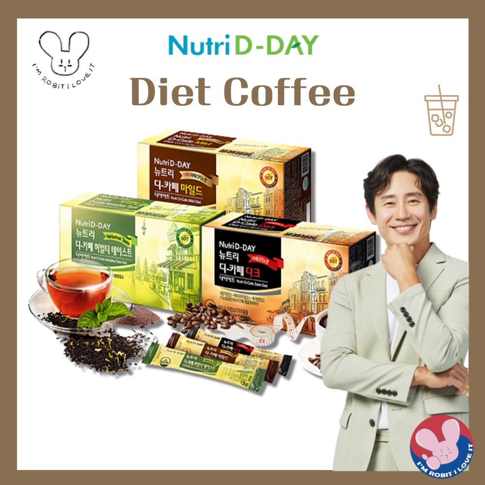 [Nutri D Day] D Cafe Diet 3 types slimming coffee / diet coffee / nutri ...