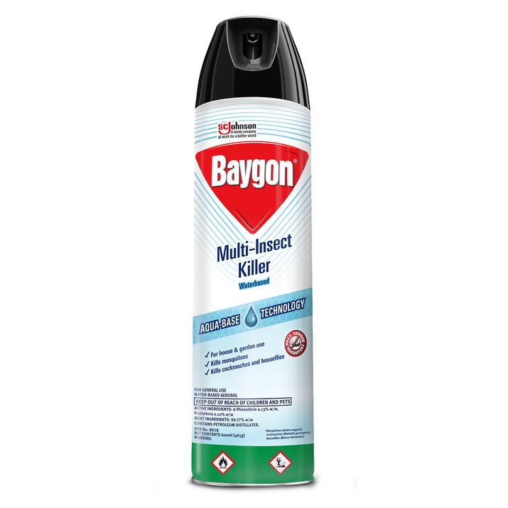 Baygon Multi Insect Killer Water Based 600ML | Shopee Philippines