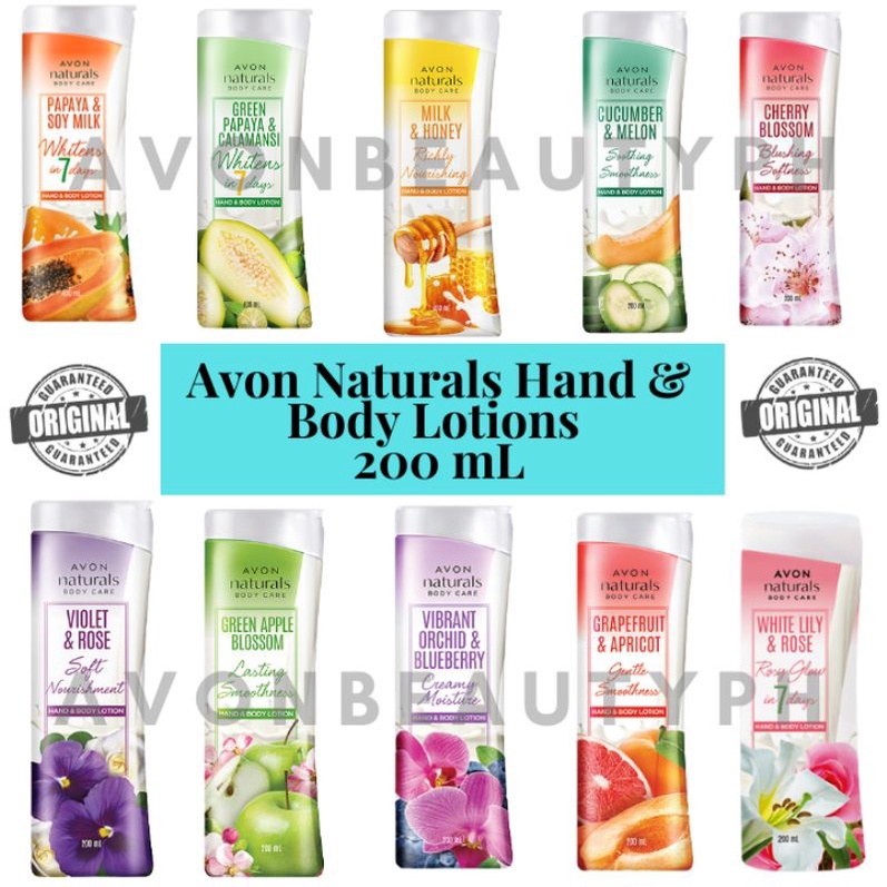 AVON Naturals Hand & Body Lotions 200ml or 400ml | Shopee Philippines