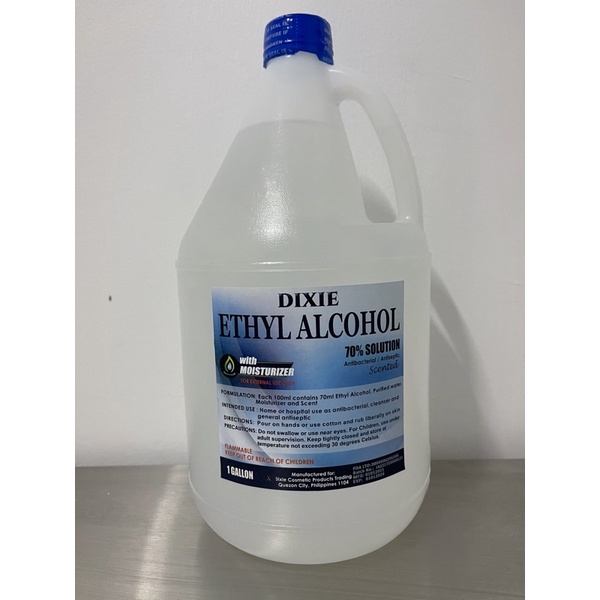 Dixie Ethyl Alcohol Gallon | Shopee Philippines