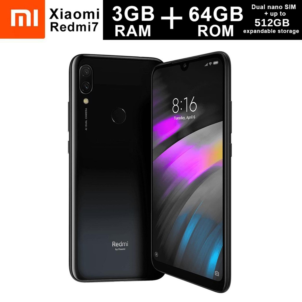 Xiaomi Redmi 7 4GB RAM 64GB ROM Octa Core Qualcomm® Snapdragon™ 632 1 ...