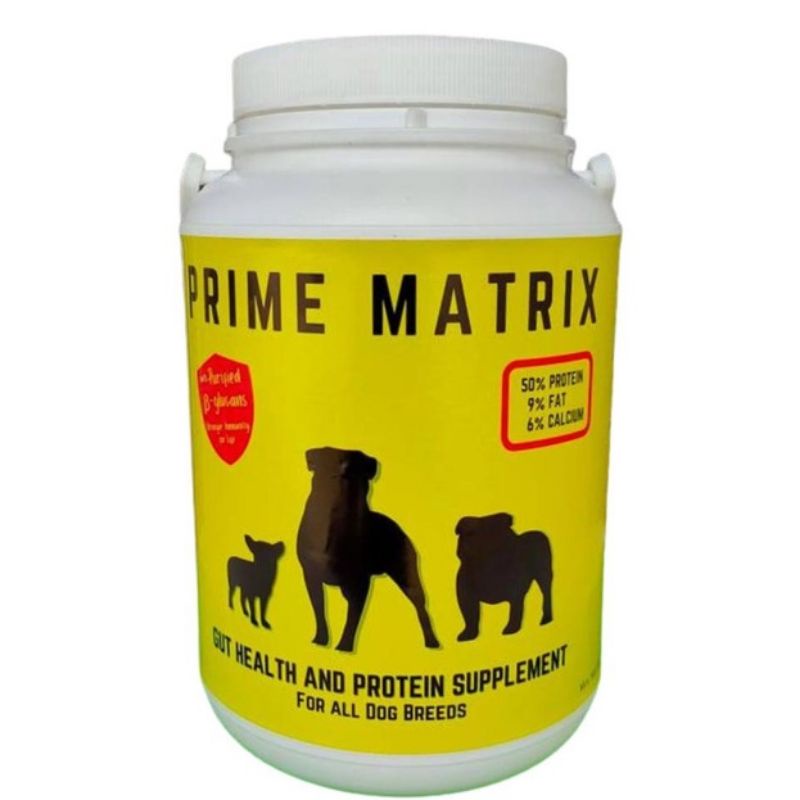 Prime Matrix 2kg Gut Health and Protein Supplement for ALL Dog Breeds ...