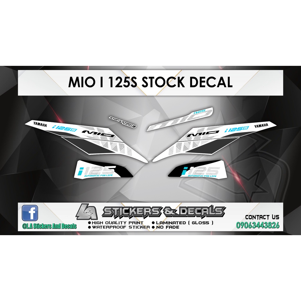 YAMAHA Mio I 125s Stock Decal | Shopee Philippines