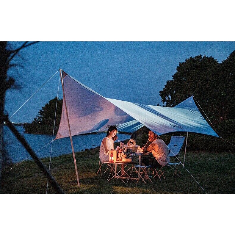 BLACKDOG by Naturehike PARK Series Hexagon Arc Edge Awning Large Canopy ...