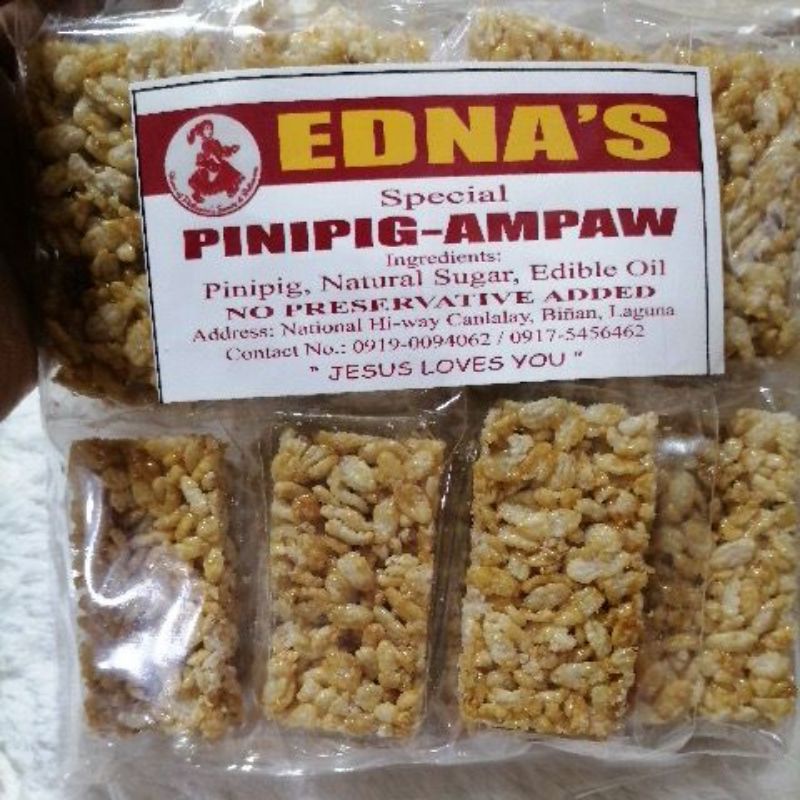 Edna's Pasalubong Pinipig Ampaw | Shopee Philippines