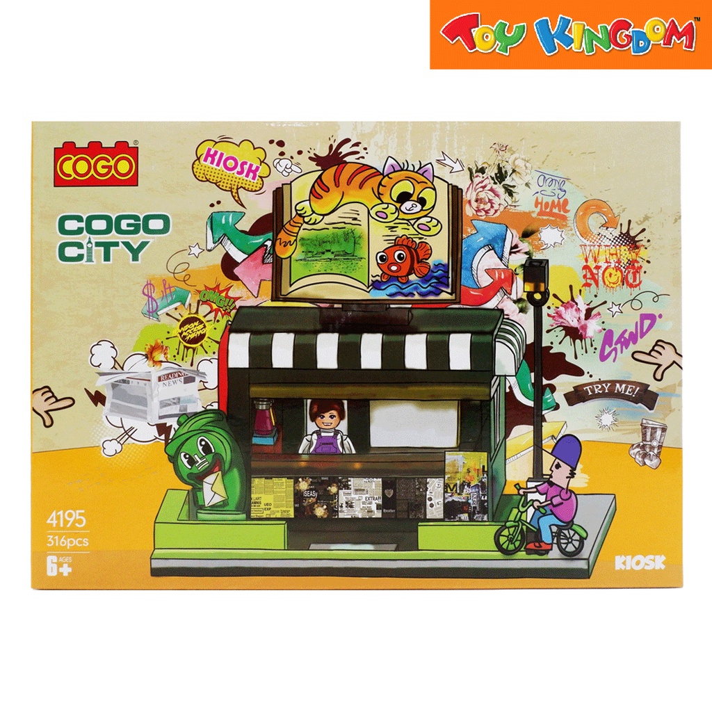 Cogo City Kiosk Building Blocks | Shopee Philippines
