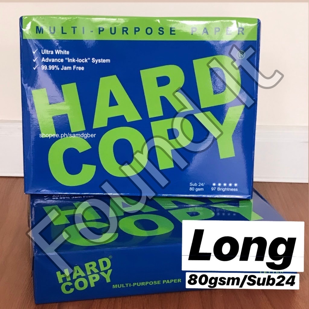 [Found It] Hard Copy Bond Paper (Long: 8.5x13) Sub 24 / 80gsm Hardcopy ...