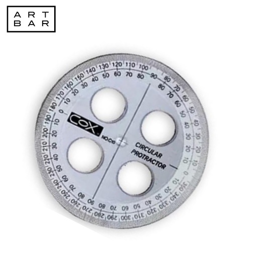 Cox Protractor C10 4in 360 Degrees - Art Bar PH | Shopee Philippines
