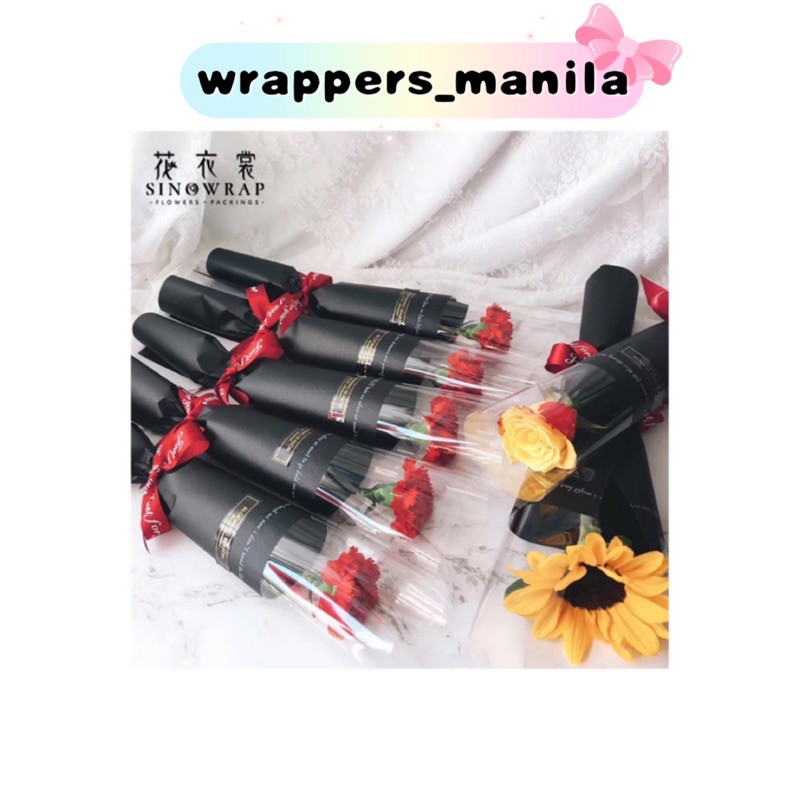 20pcs per Pack Single Stem Rose Wrappers Bouquet Wrapping Paper ...