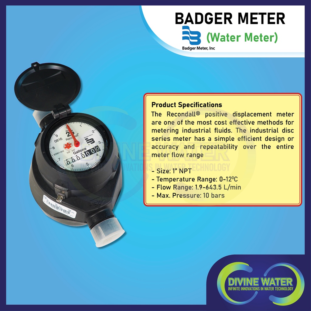Badger Meter (Water Meter) | Shopee Philippines
