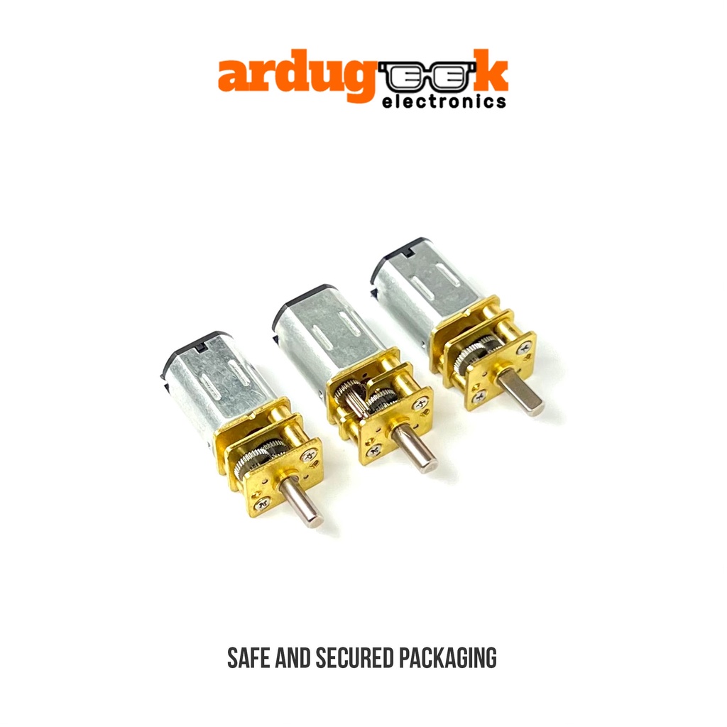 N20 300RPM 500RPM 1000RPM 12V 6V Micro Metal DC Motor For SumoBot Line ...