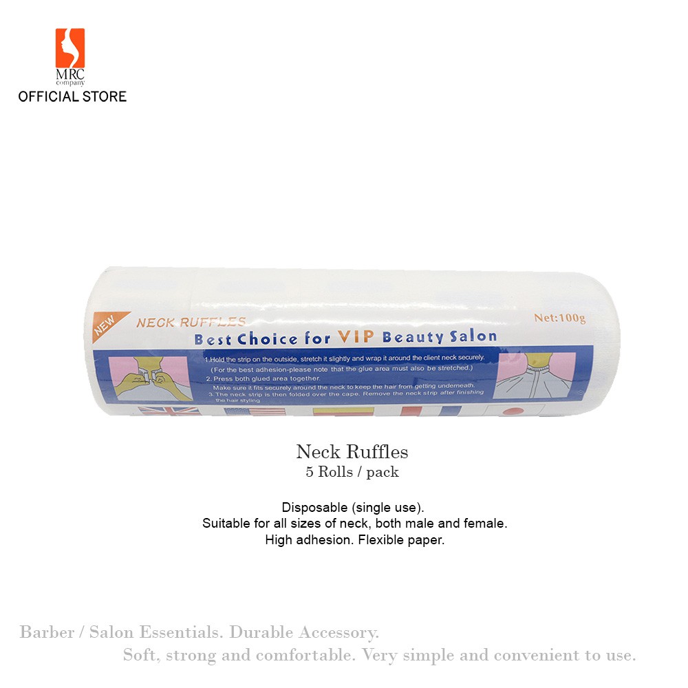 Neck Ruffles for Salons and Barbers (5 rolls/pack) | Shopee Philippines
