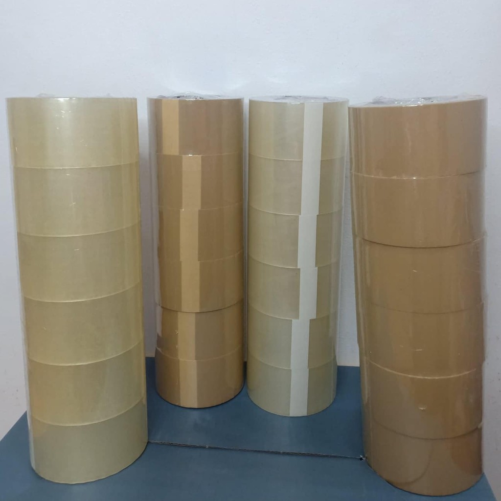 6pcs Packaging Tape THICK/THIN (in Clear, Brown) | Shopee Philippines