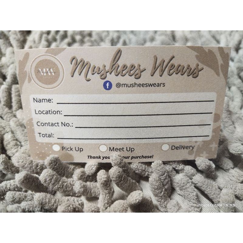 Customized Invoice Sticker | Shopee Philippines