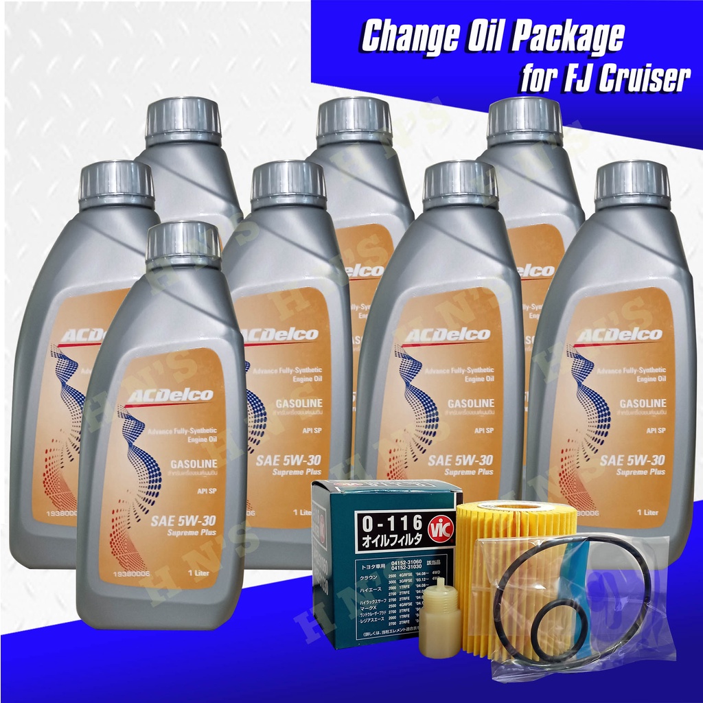 ACDelco Supreme Plus SAE 5W-30 API SP Fully Synthetic Oil Change ...