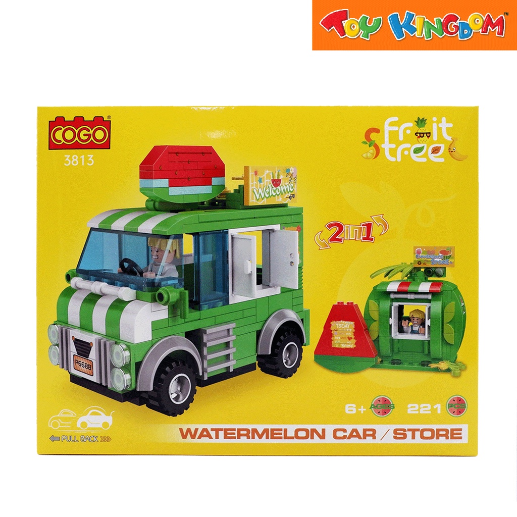 Cogo Fruit Tree Watermelon Car and Store Building Blocks | Shopee ...