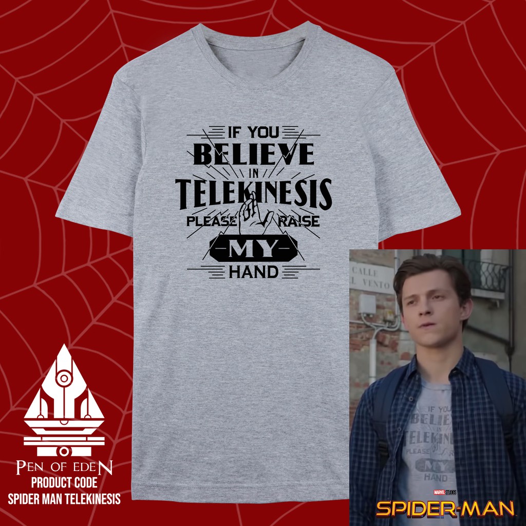 Peter Parker Shirt - Telekinesis - Spiderman | Shopee Philippines
